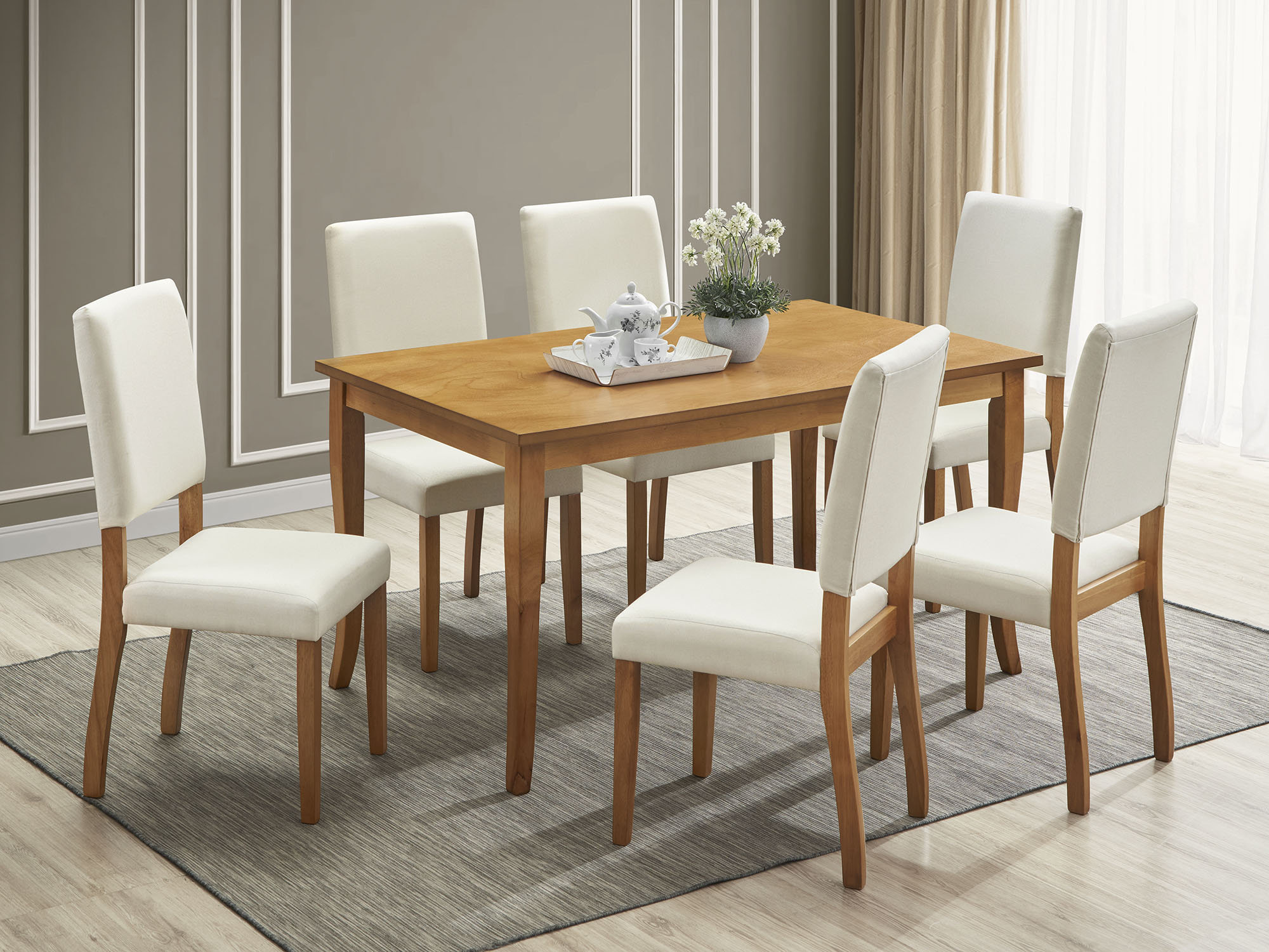 Lark Manor™ Cousar Rectangular 59'' L x 35'' W Dining Set | Wayfair
