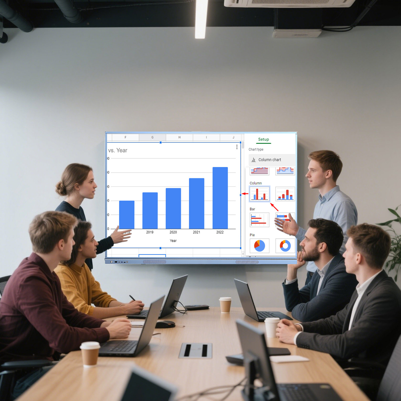 JYXCN Smart TVs, 4K Uhd 55 Inch Digital Touch Calendar, Dual System ...