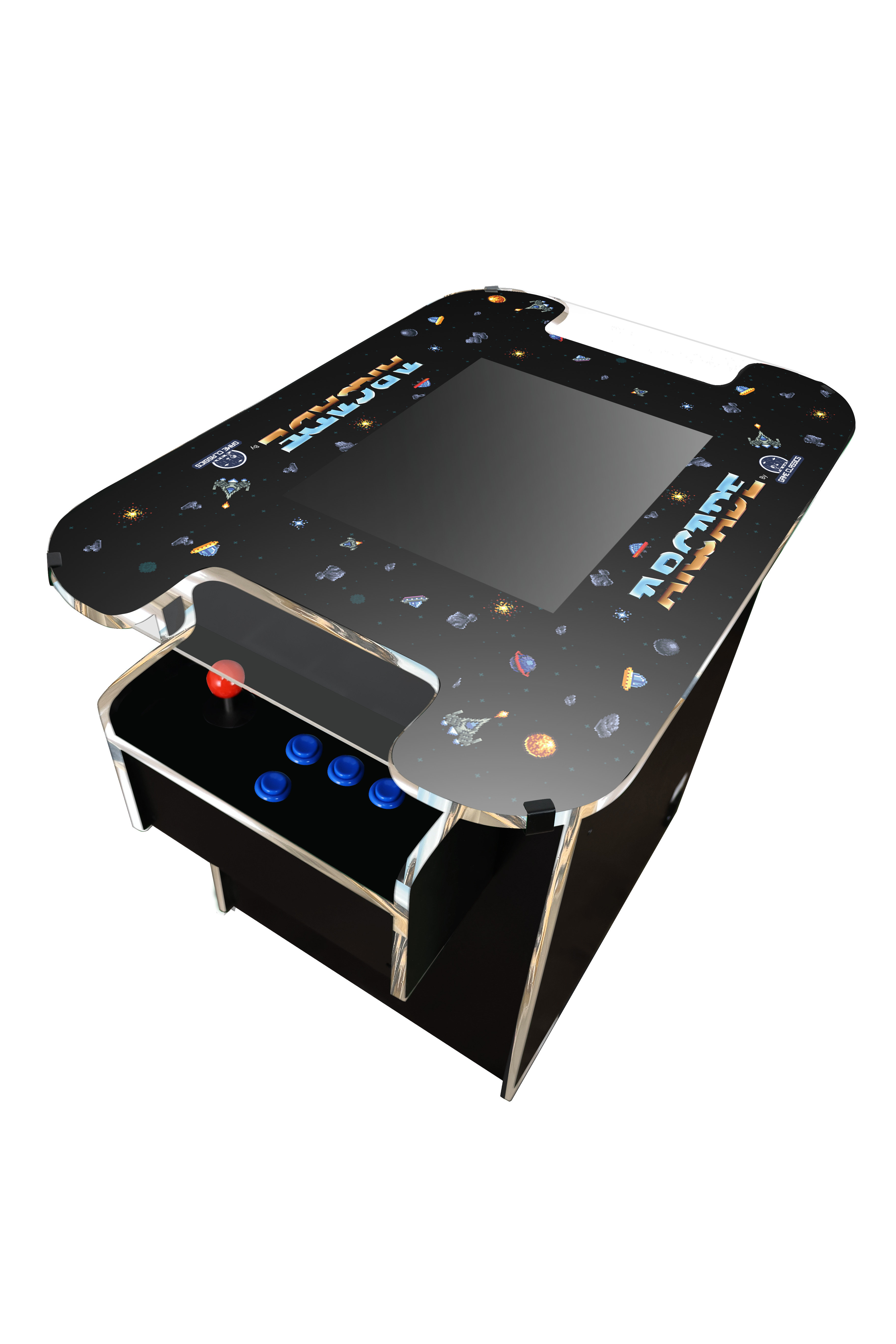 Game Classics 2 Player Plug-in Cocktail Arcade Machine with 400 Games ...