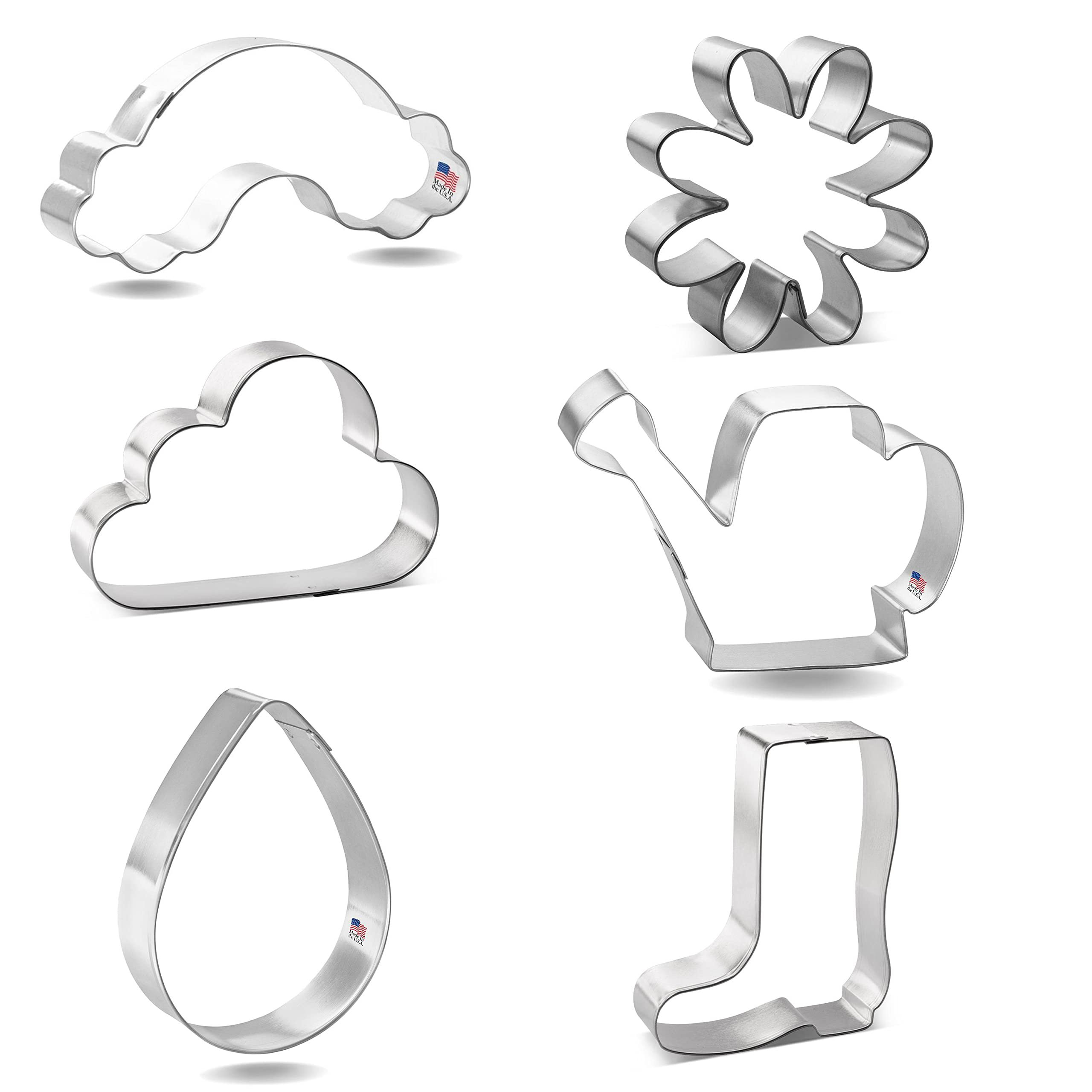CookieCutter.com Cookiecutter.Com 6 Piece Spring Cookie Cutter Set ...