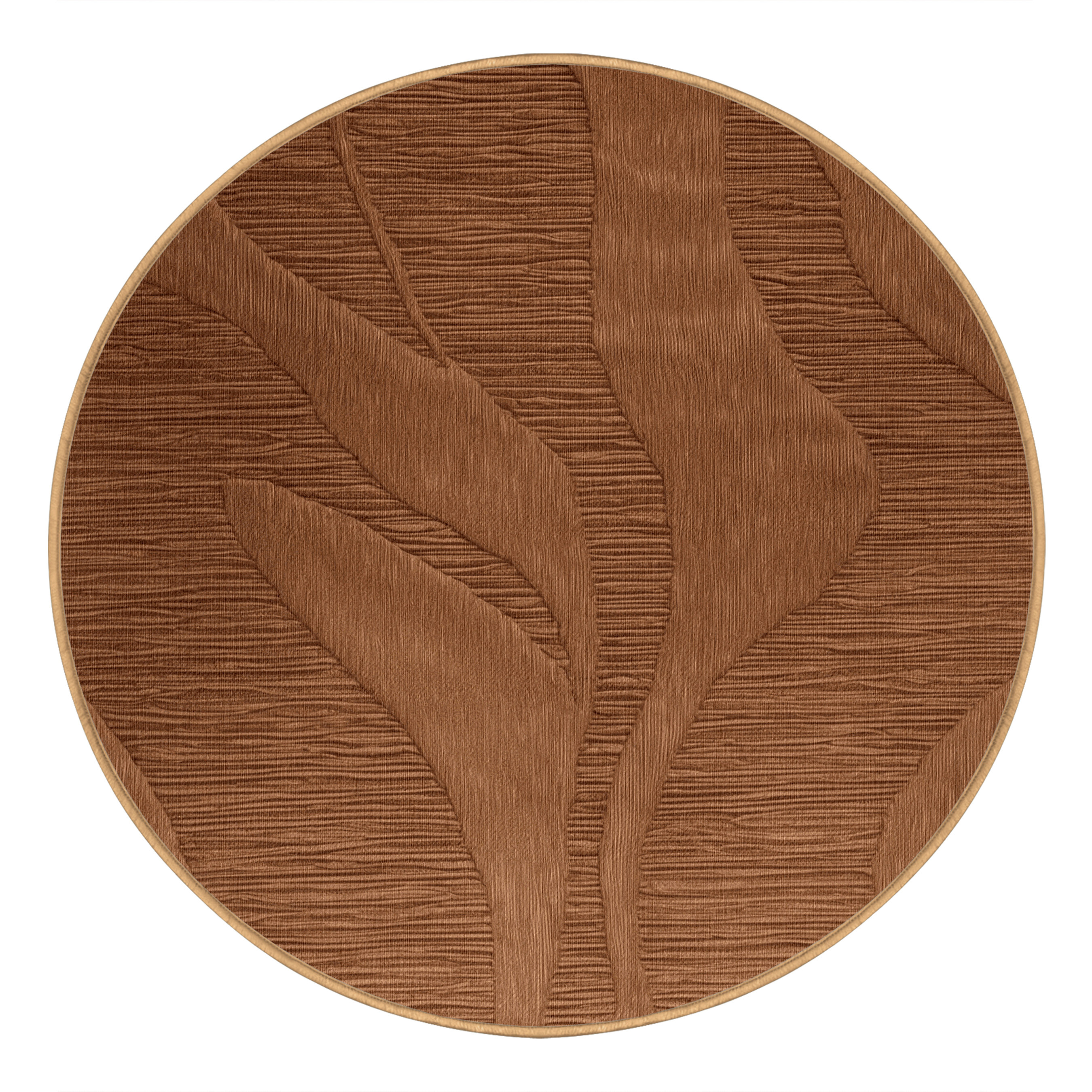 Hokku Designs Machine Washable Abstract Brown Area Rug | Wayfair