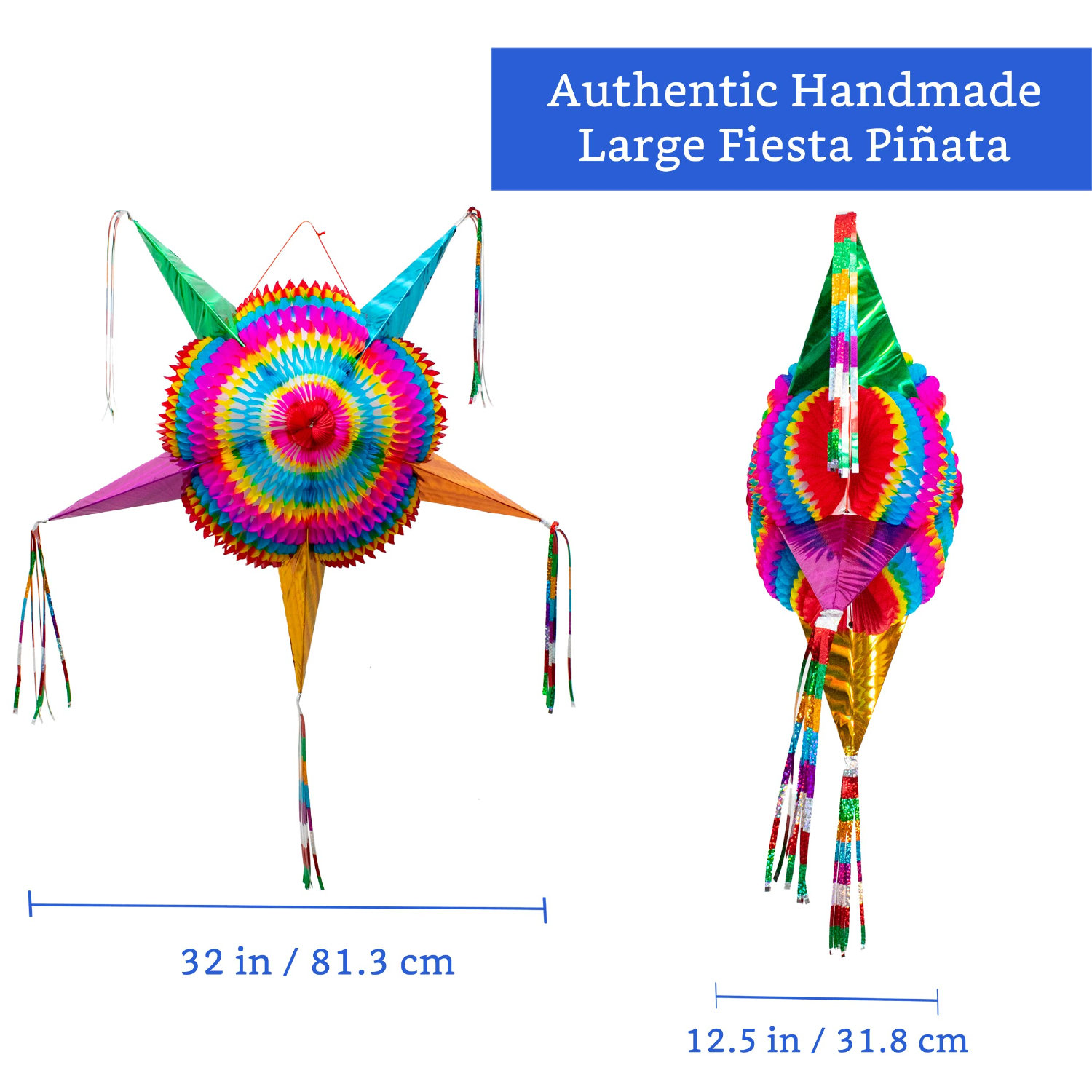 Stack man Pinata (Large 32 Inches) - Authentic Handmade Foldable Large ...