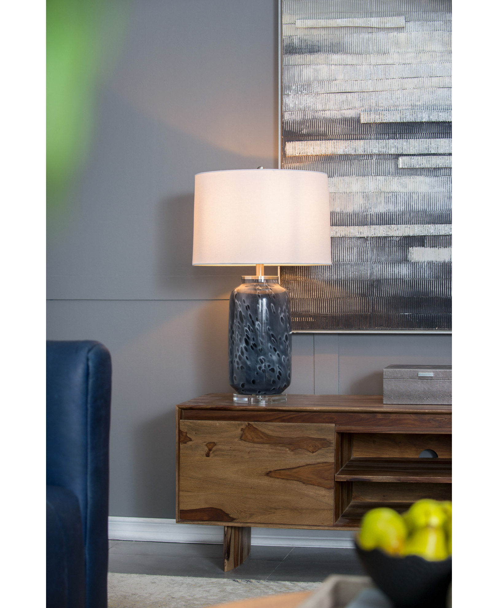 Corrigan Studio D16.9"Xh28" Ellis Glass Table Lamp - Wayfair Canada