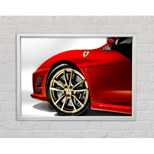 Bright Star Ferrari F430 Wheel Profile - Single Picture Frame Print on ...