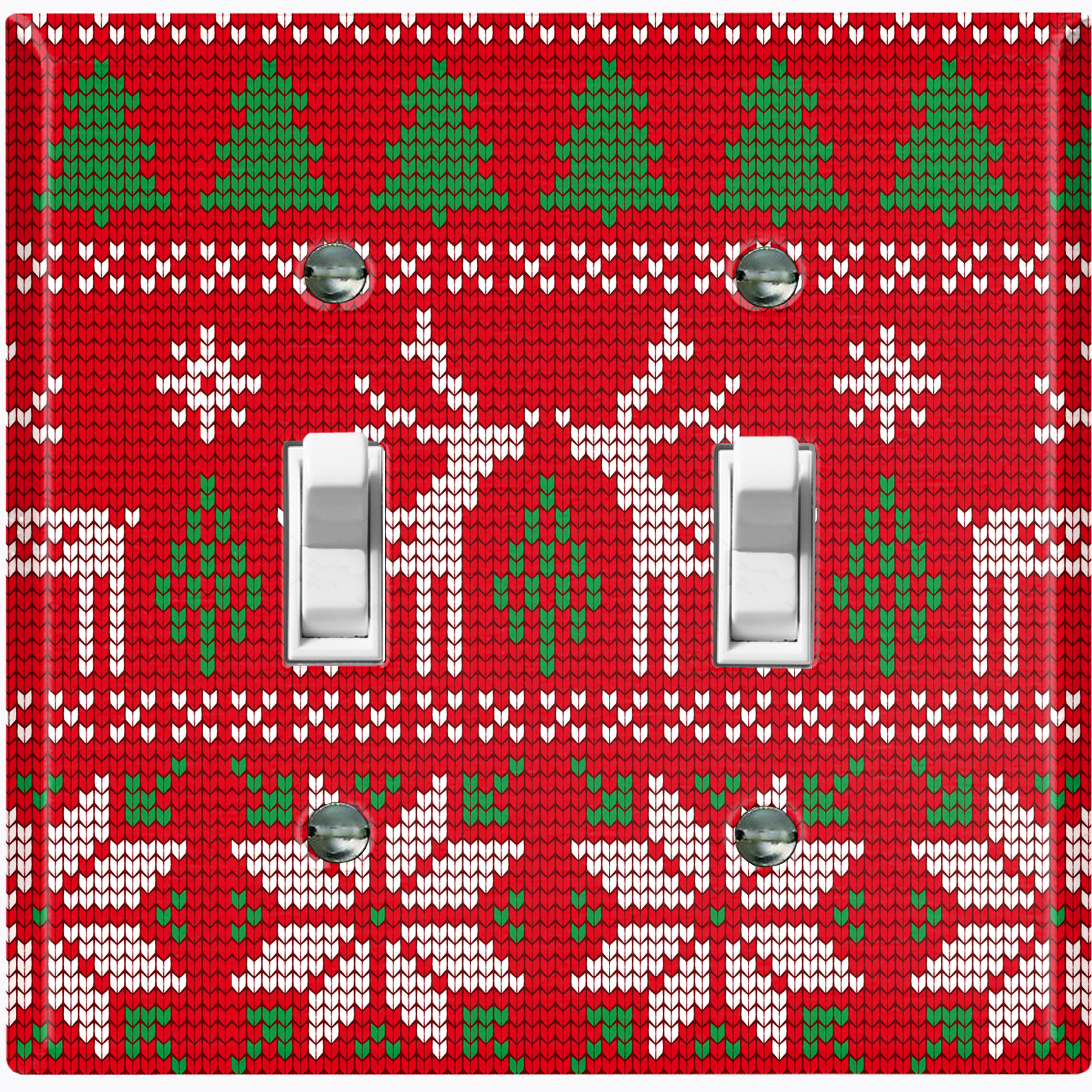 WorldAcc Metal Light Switch Plate Outlet Cover (Christmas Wrapping ...