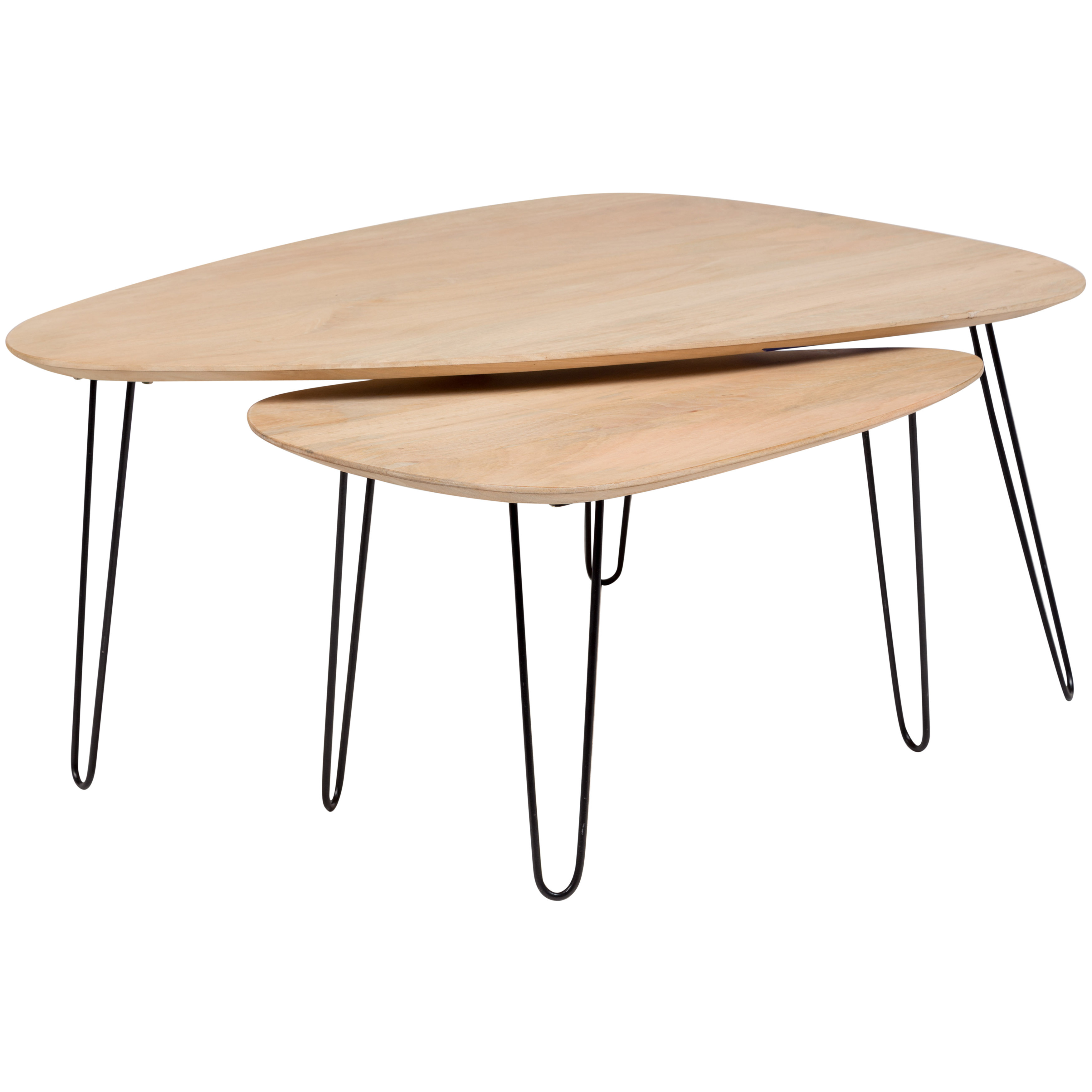 Union Rustic Laverty 2 Piece Nesting Tables | Wayfair