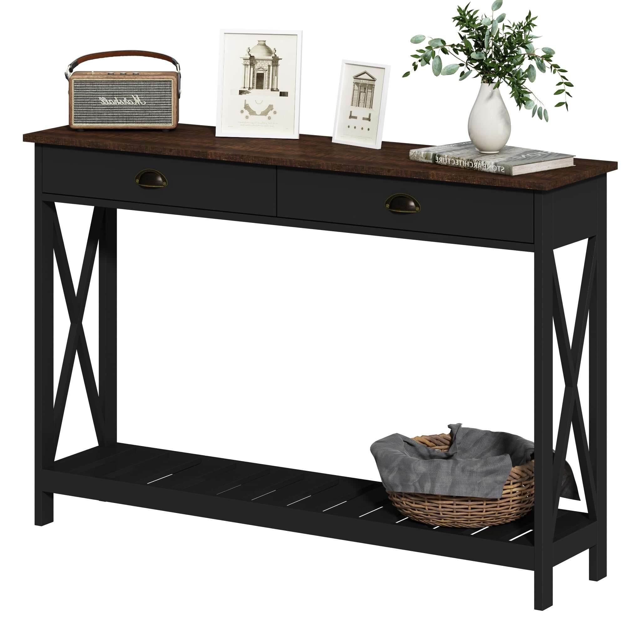 Gracie Oaks Lapish 47.2'' Console Table | Wayfair