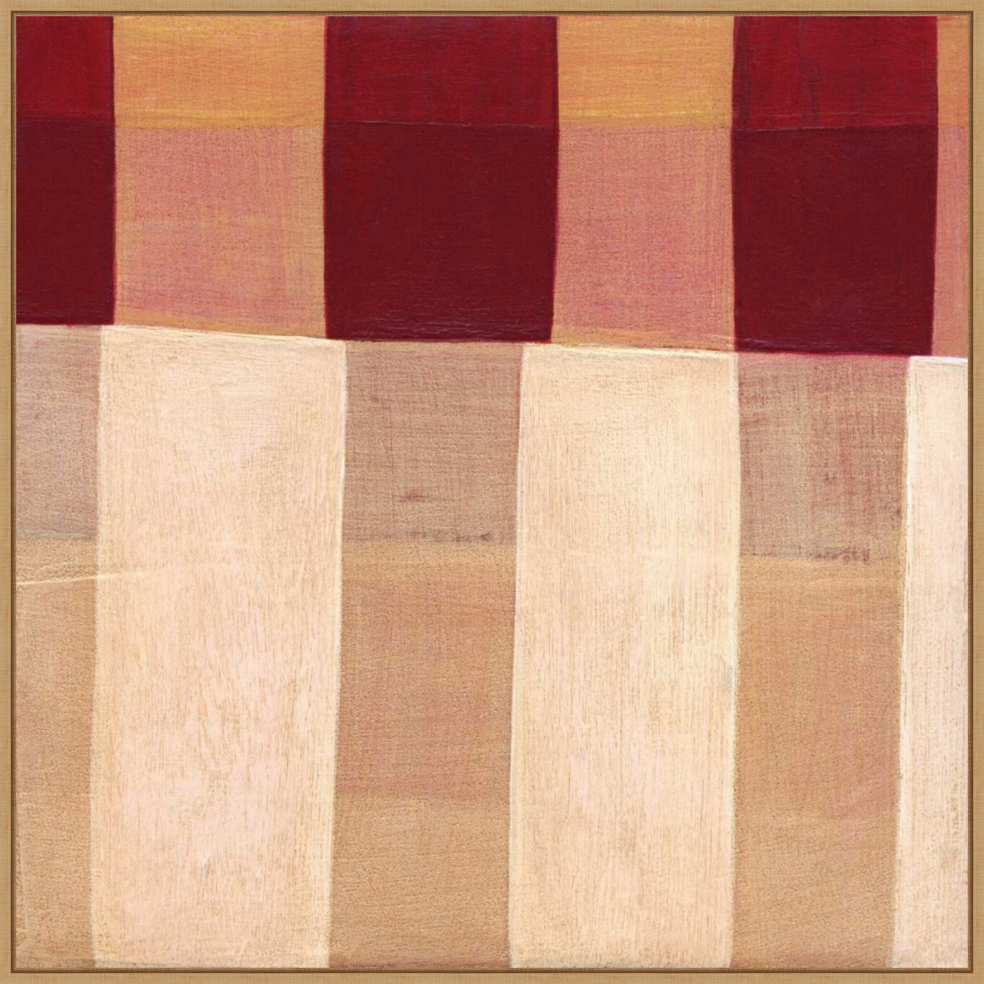 Ivy Bronx Ferny Broken Stripes 1 by Laura Nugent - Floater Frame ...