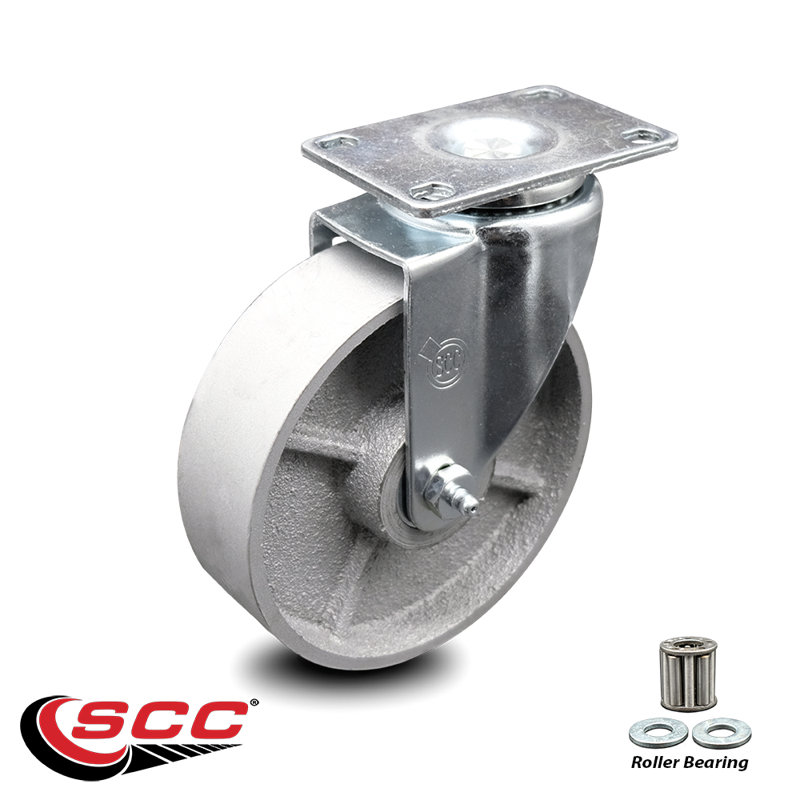 Service Caster Semi Steel Cast Iron Swivel Caster | Wayfair