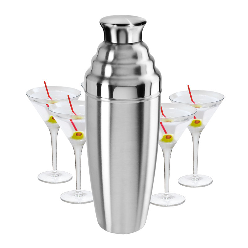 Oggi Barware 60 Oz Stainless Steel Jumbo Party Cocktail Shaker | Wayfair