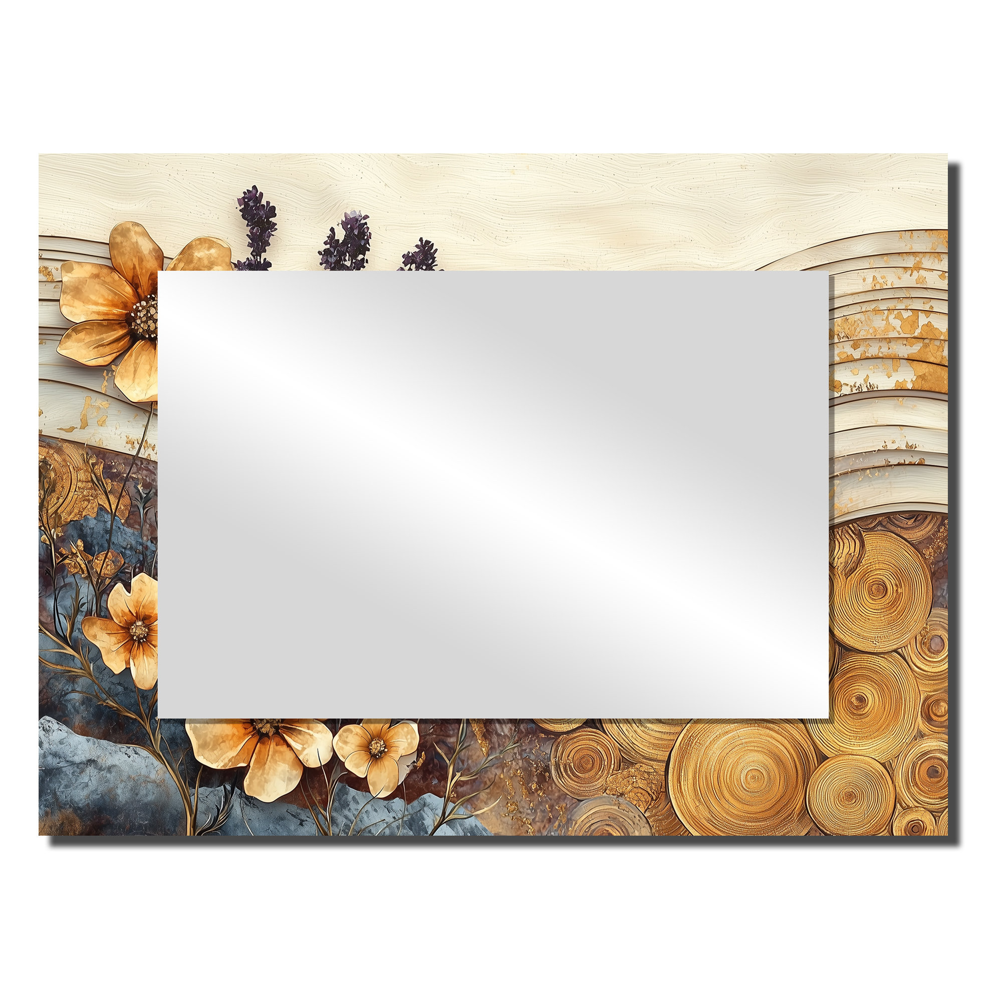 Winston Porter Autumn Brown Wildflowers On Wood Slides I - Floral ...