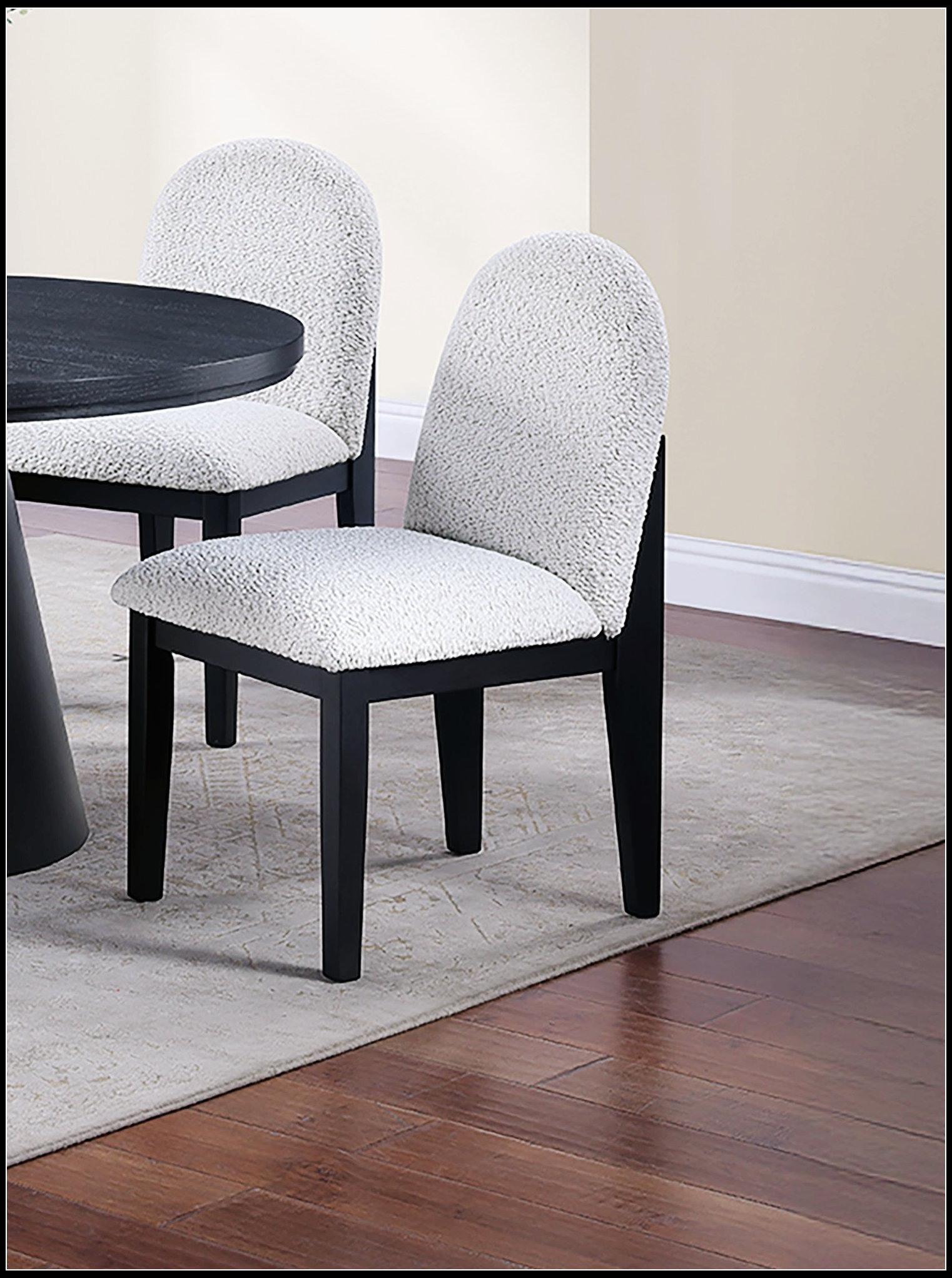 Latitude Run® Fabric Dining Chairs with Ergonomic Support and Soft Cozy ...