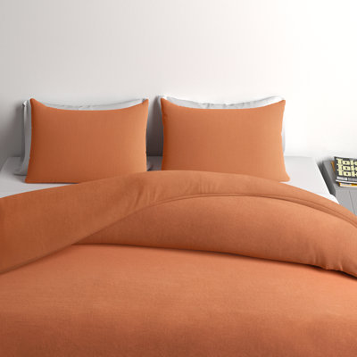 salmon colored bedding
