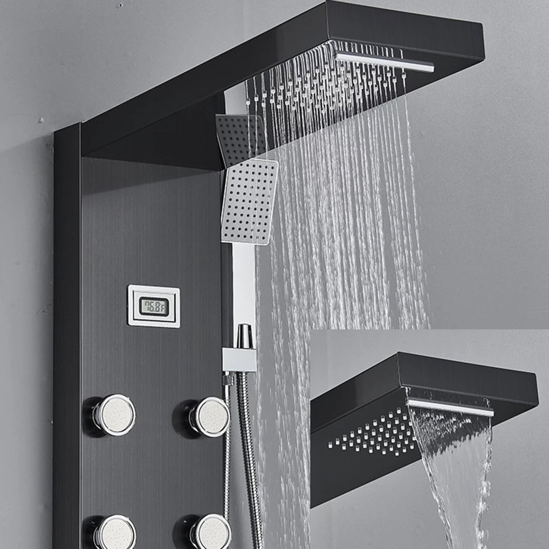 Senlesen 43.7'' Shower Panel with Fixed Shower Head & Reviews | Wayfair
