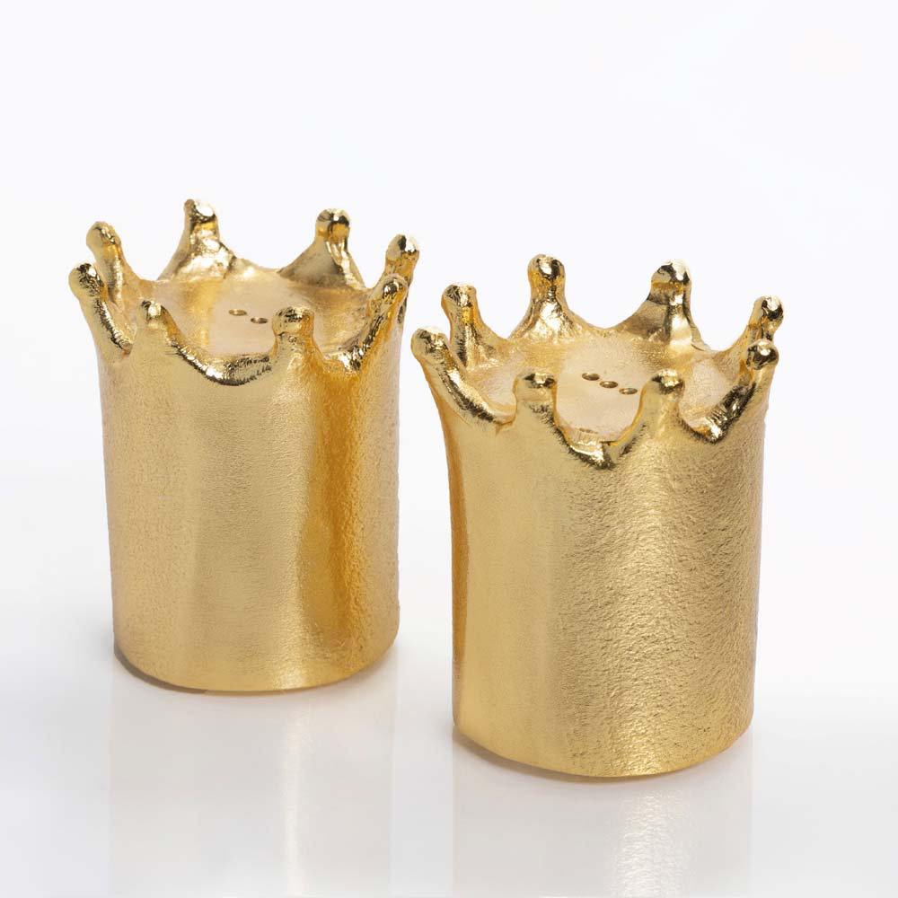 Lunares by Nima Oberoi Crown Salt And Pepper Set | Wayfair