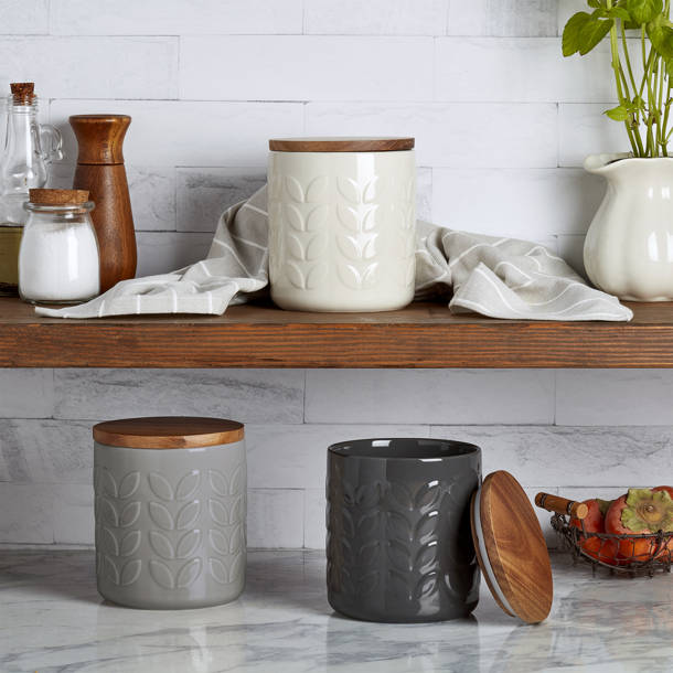 Rosalind Wheeler 2 Piece Kitchen Canister Set | Wayfair