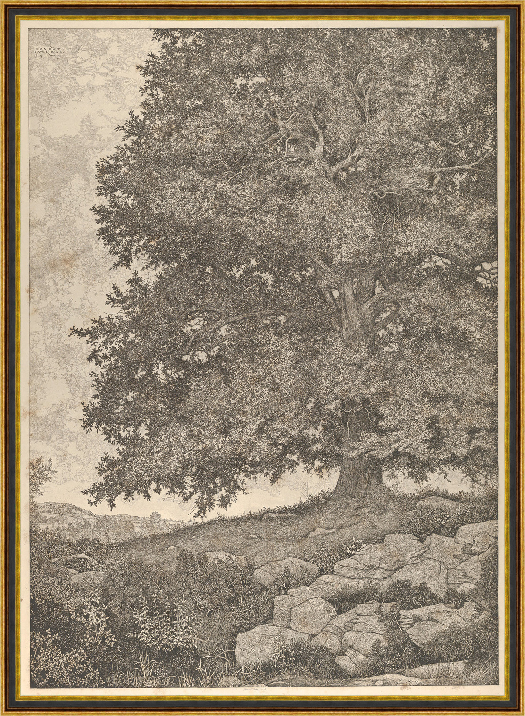 Wendover Art Group Grandfathers Tree - Picture Frame Painting Print ...