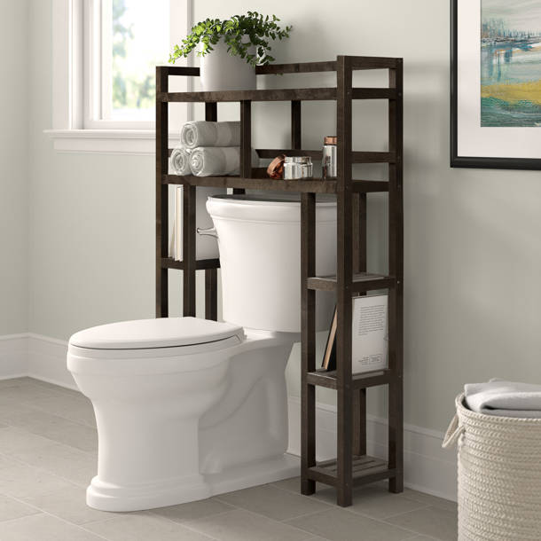 Red Barrel Studio® Bernardston Solid Wood Freestanding Over The Toilet ...