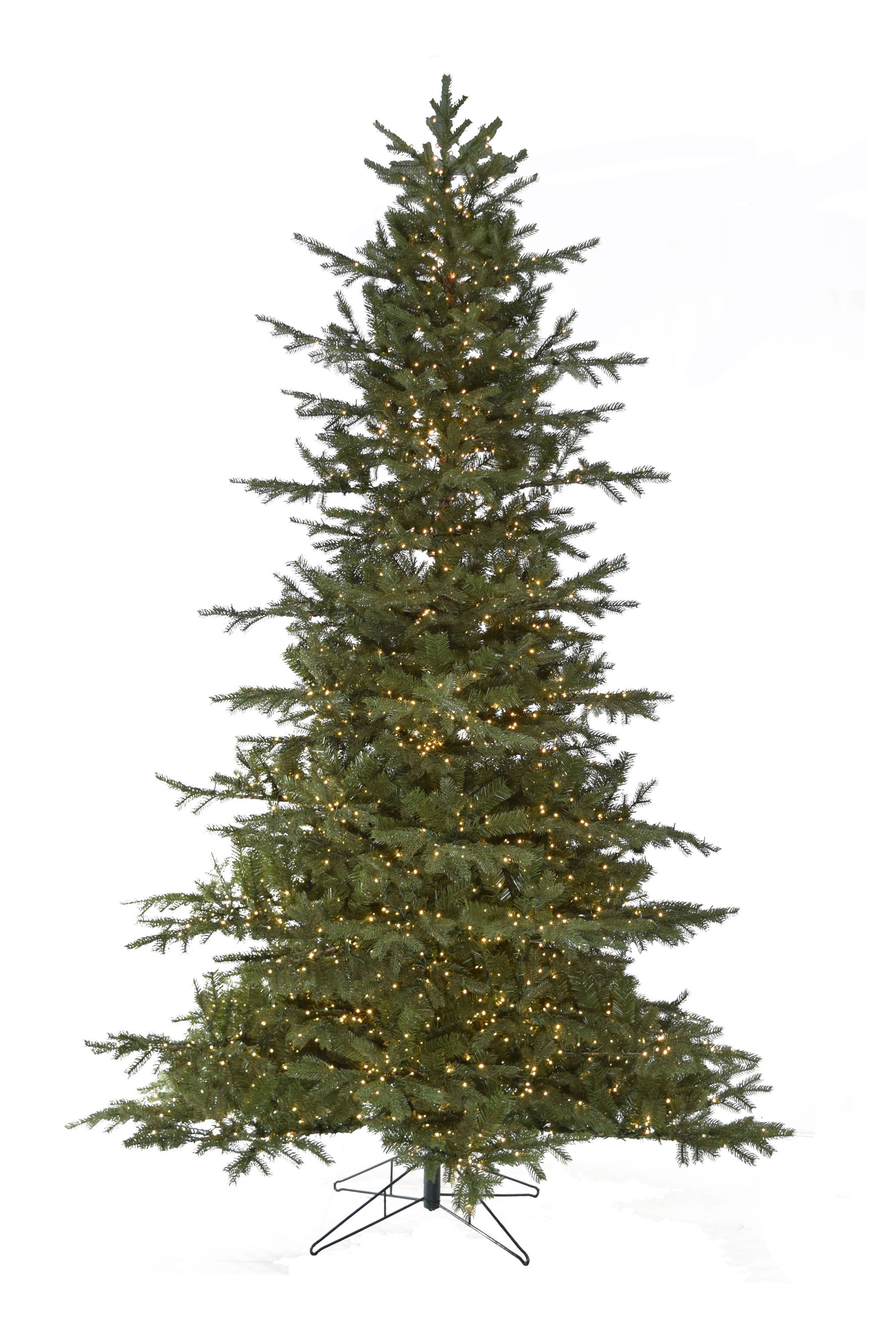 The Holiday Aisle® Green Denali Artificial Christmas Tree with Clear ...