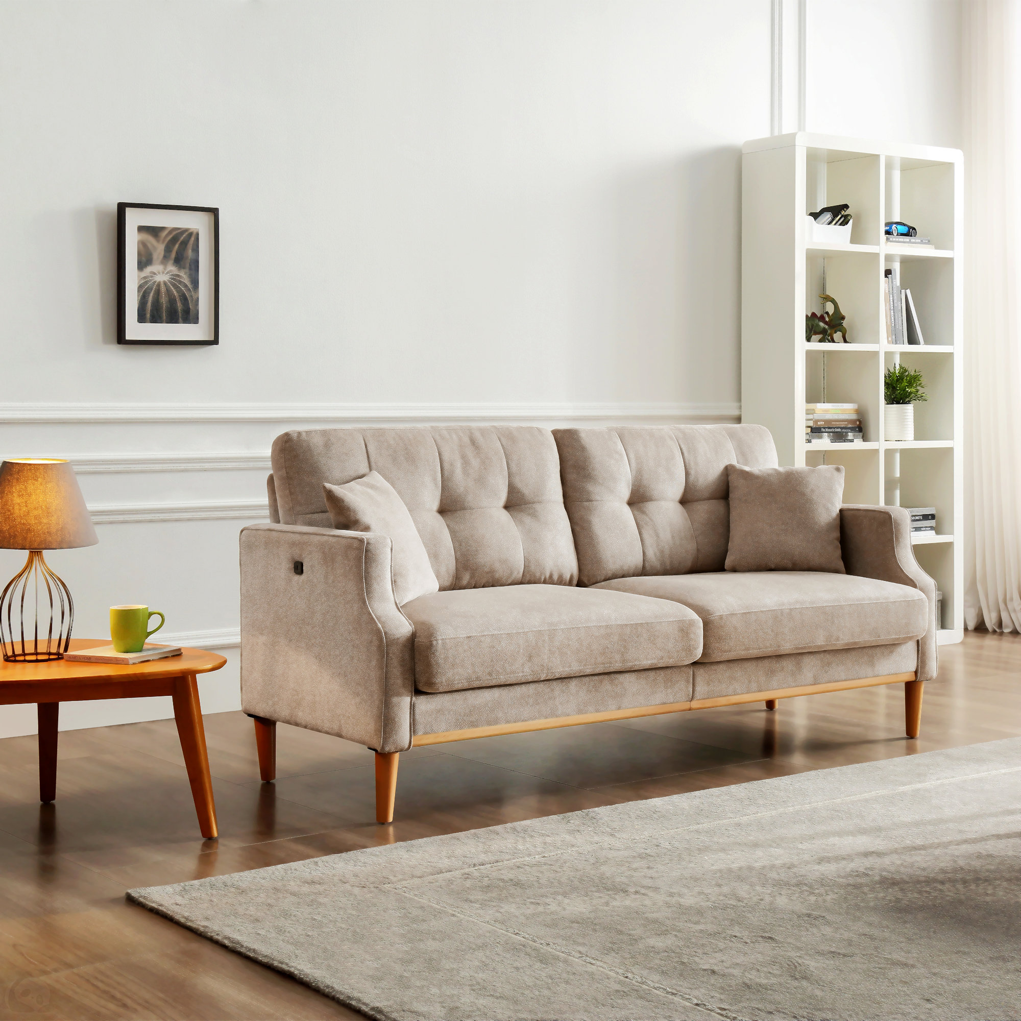 Lark Manor™ Living Space Sofa 3 Seater With Waterproof Fabric | Wayfair