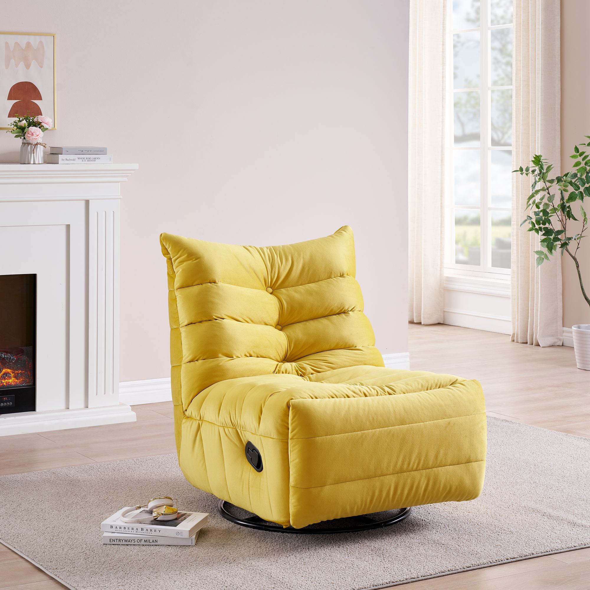 Mercer41 Jeltina Game Chair in Yellow | Wayfair