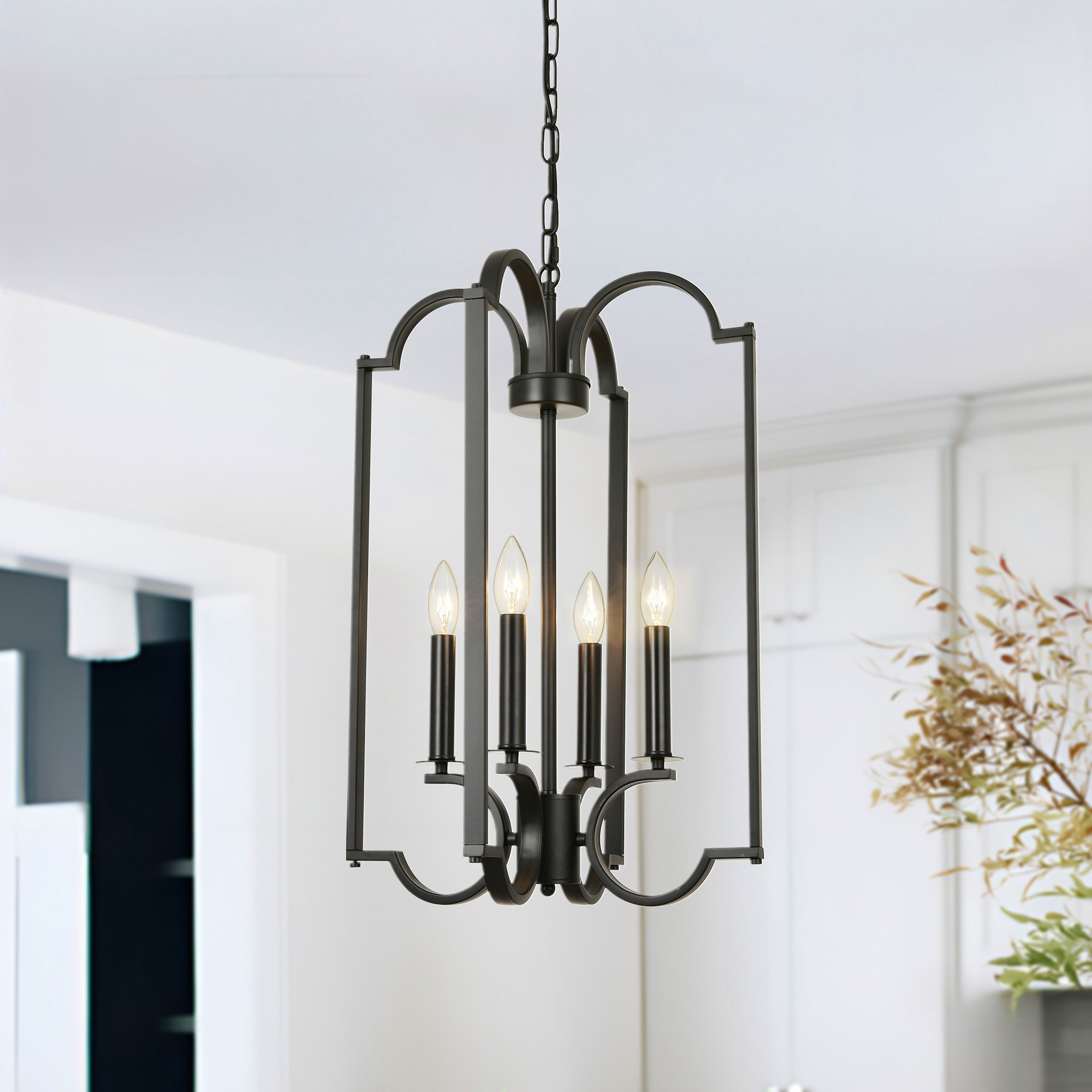 Winston Porter Quintilia 4 - Light Lantern Pendant | Wayfair