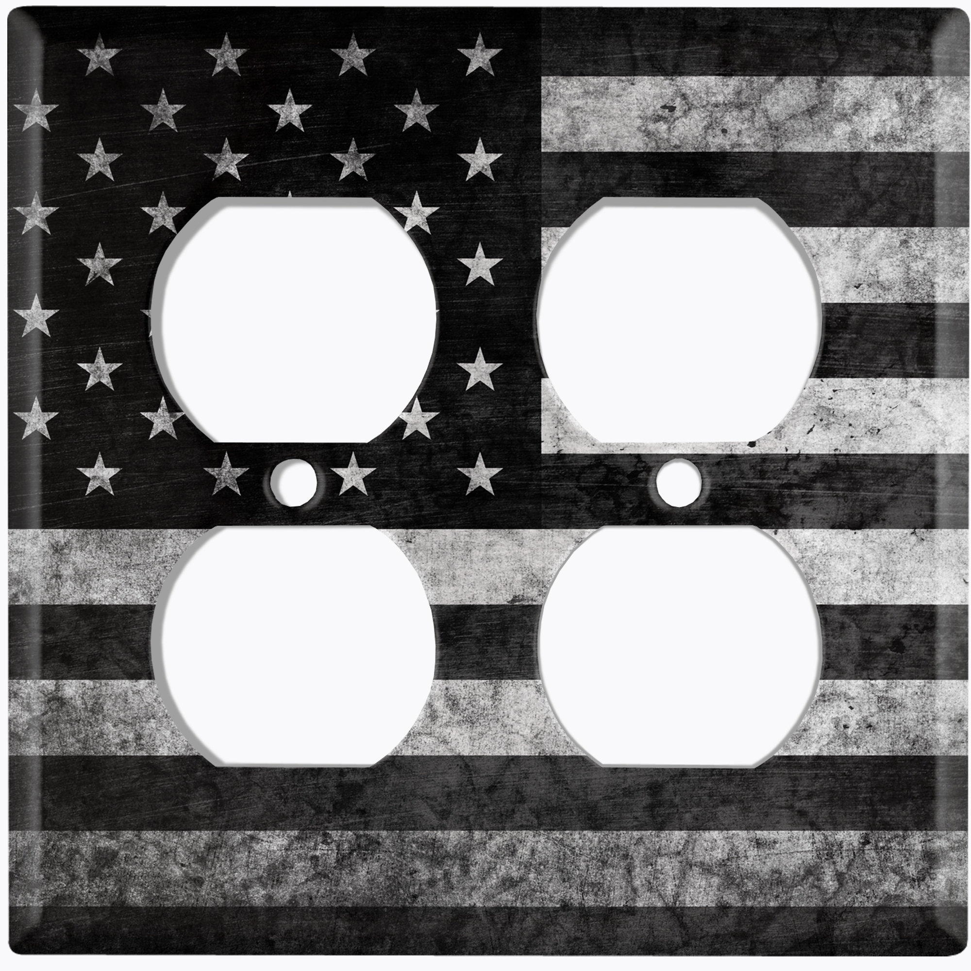 WorldAcc US Flag 2-Gang Toggle Light Switch Wall Plate | Wayfair