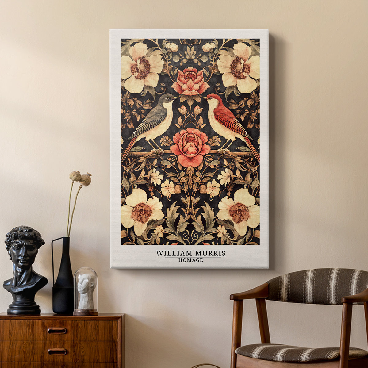 Renditions Gallery WM MORRIS Series CDXIX -Custom Wrapped Gallery Cavas ...
