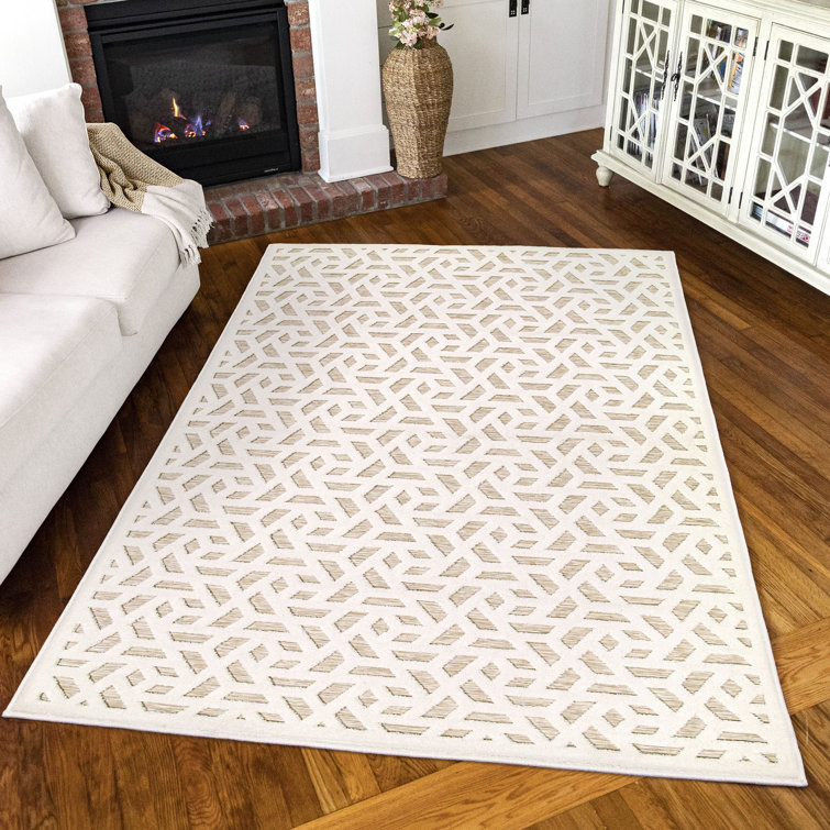 Foundry Select Hallsville Natural Driftwood Indoor Outdoor Area Rug ...