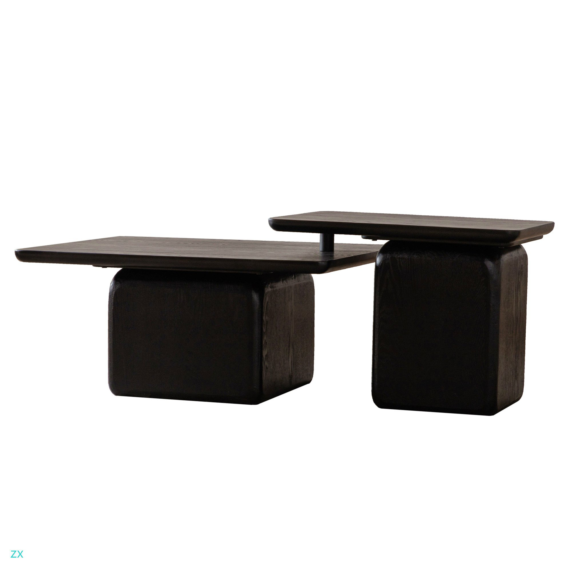Latitude Run® Vintage Fashion Style Square Coffee Table Set With Grain ...