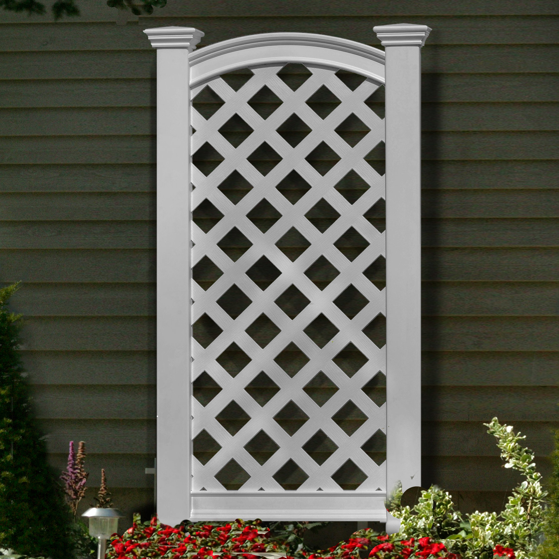 Vita Luxembourg Vinyl Lattice Panel Trellis & Reviews | Wayfair