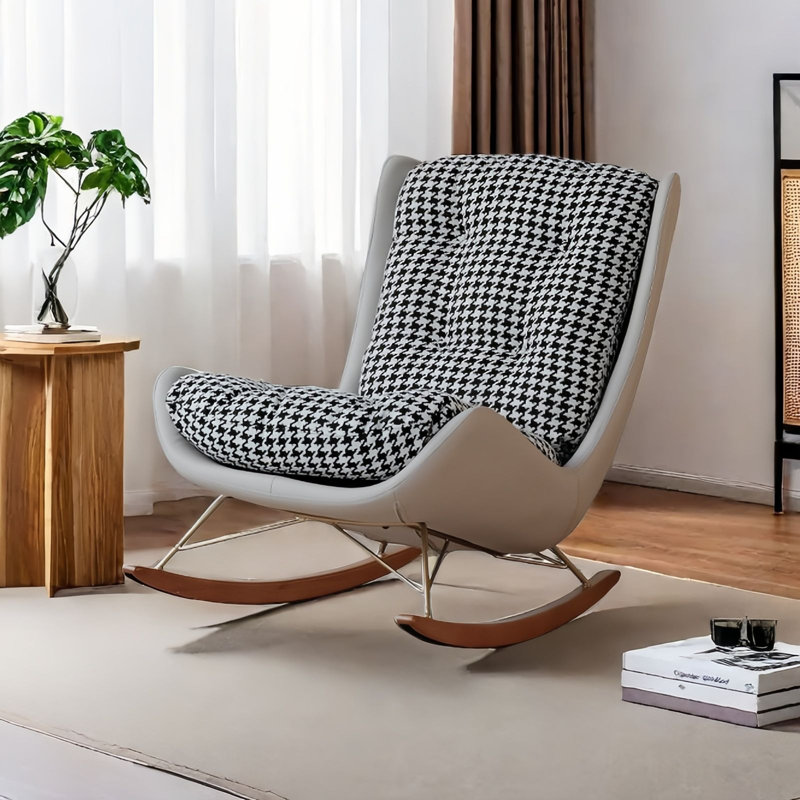VIBORZ Modern Upholstered Rocking Chair | Wayfair