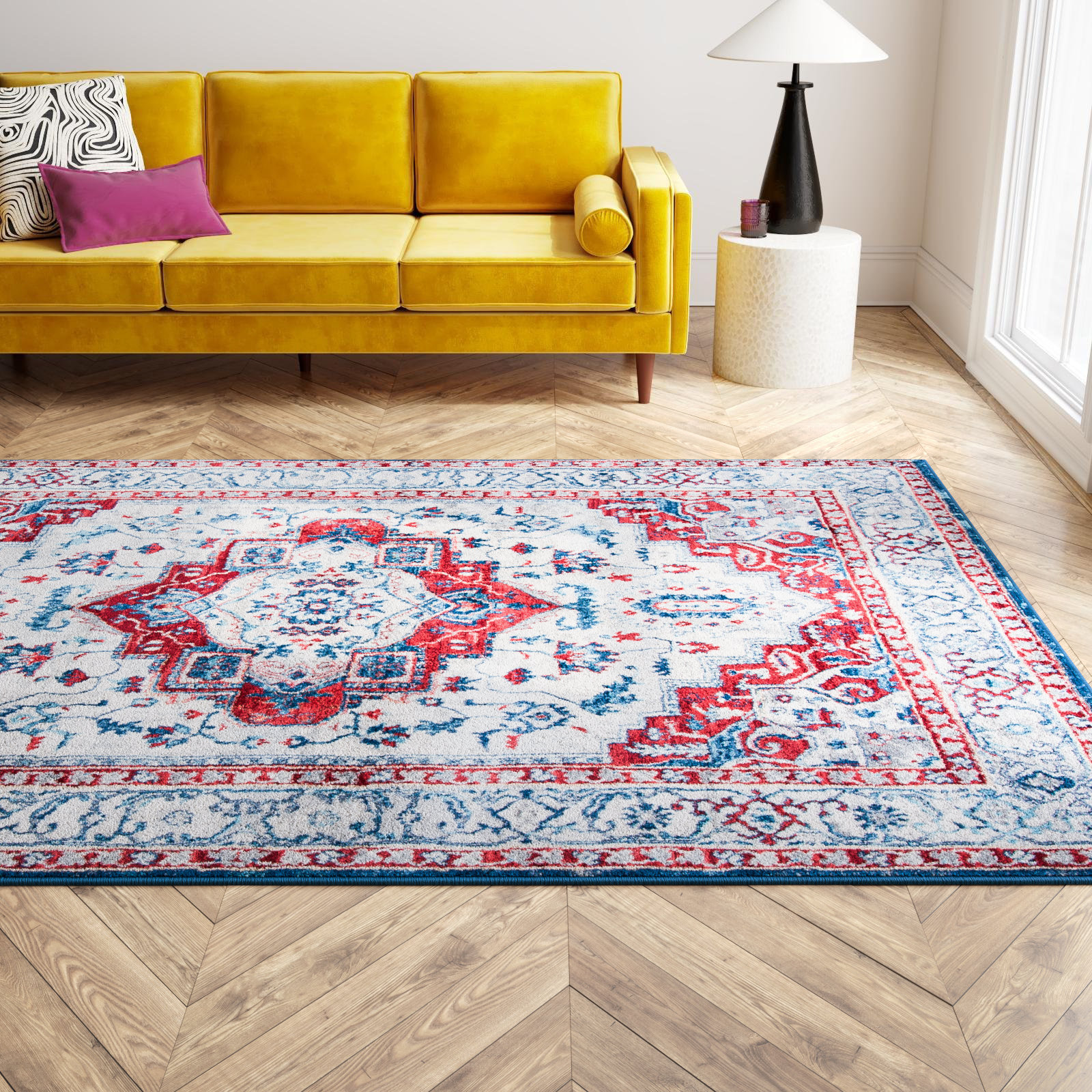 Kelly Clarkson Home Camila 851 Area Rug In Beige / Red | Wayfair