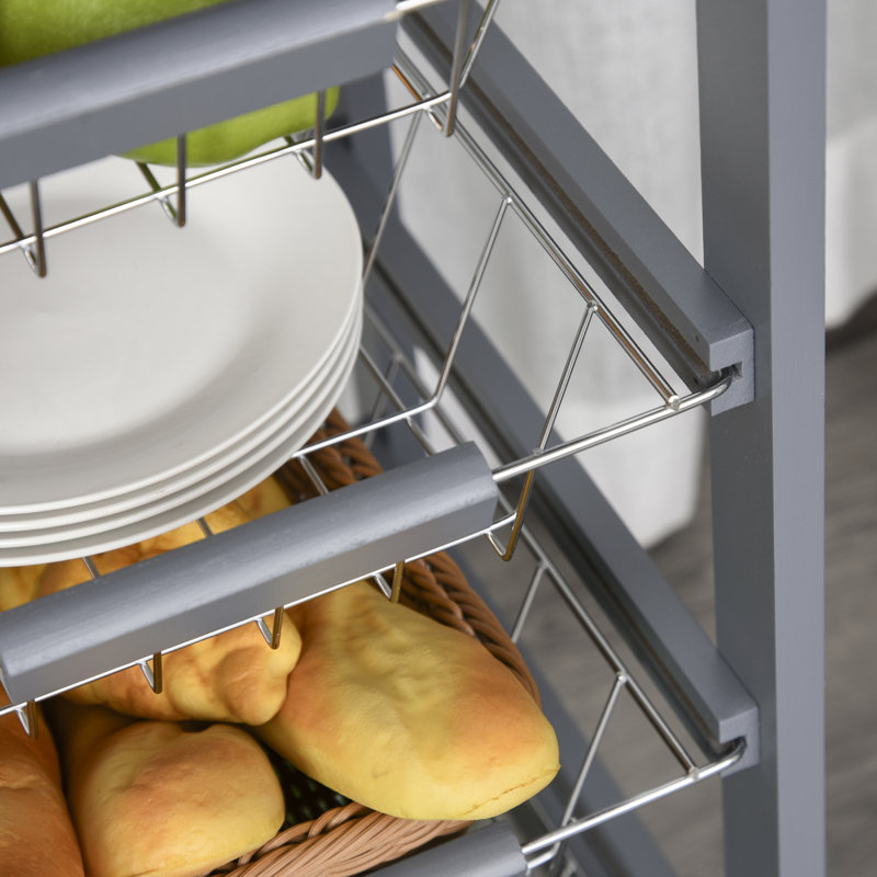 Winston Porter Raffles Kitchen Cart & Reviews | Wayfair