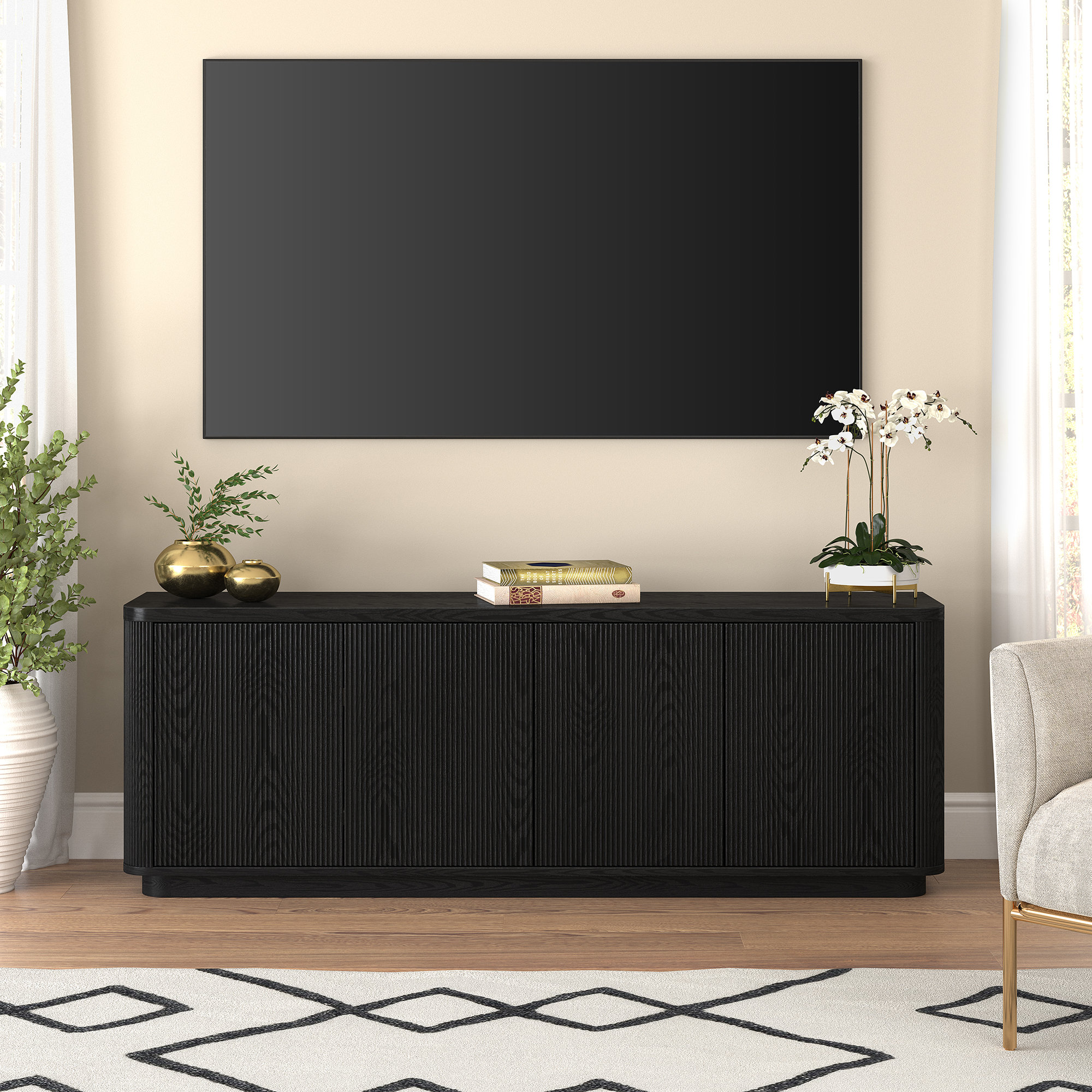 Latitude Run® Leonord TV Stand for TVs up to 75" & Reviews - Wayfair Canada