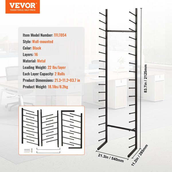 VEVOR Metal Shelves Hanging File Frames | Wayfair