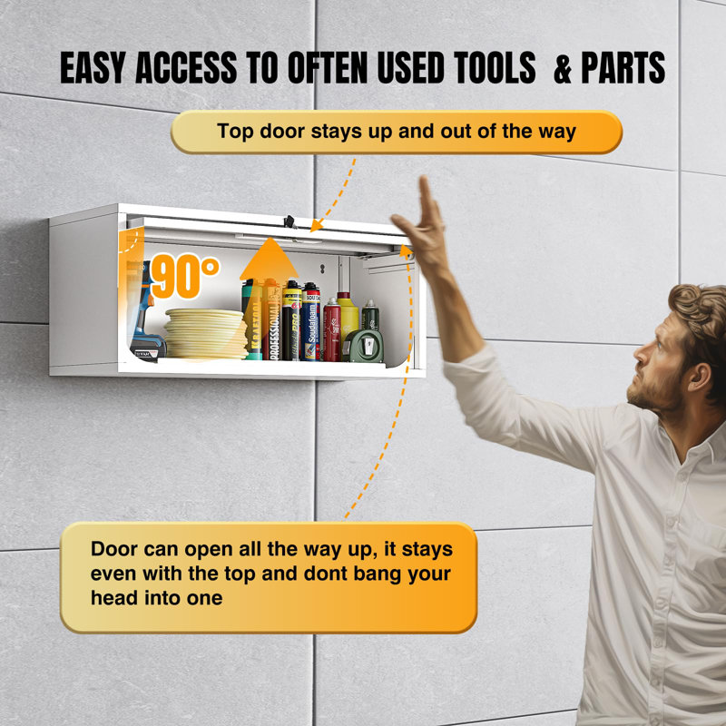 WFX Utility™ Steel Garage Storage Cabinet (14 "H X 32" W X 13 "D) With ...