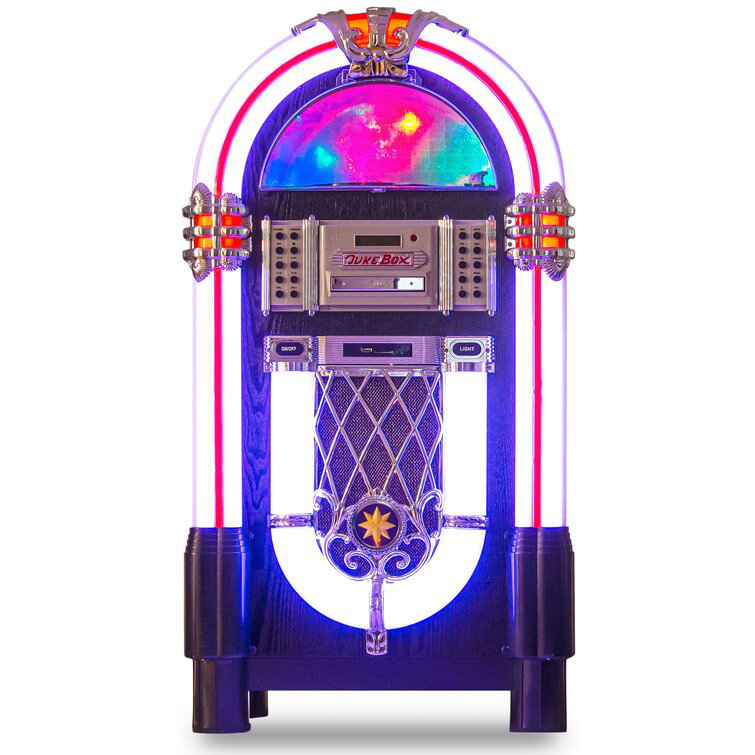 Jukebox Retro Jukebox Wireless Sound System | Wayfair.co.uk