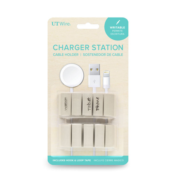 UT Wire Charger Station Cable Holder & Reviews | Wayfair