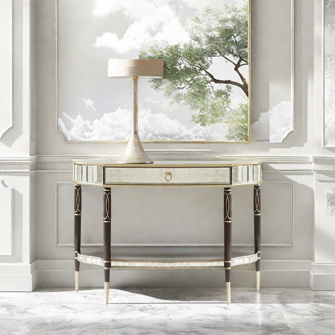 House of Hampton Retro Multifunctional Luxury Console Table - Wayfair ...