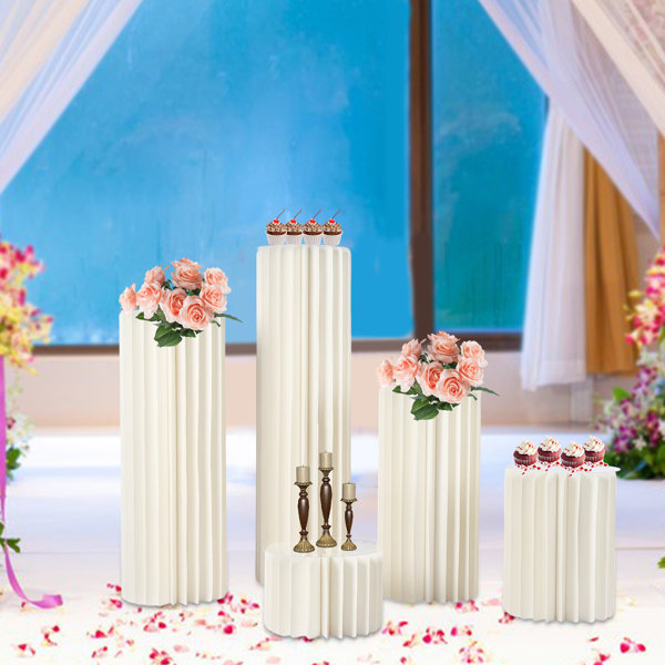 Arlmont & Co. Lakya5 Piece Set Flower Vase Flowers Stand for Party ...