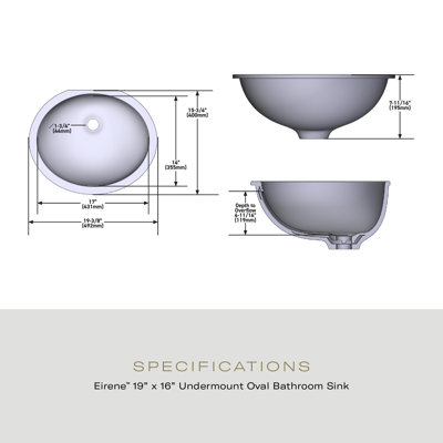 Rohl Eirene 19.38'' Bathroom Sink | Perigold