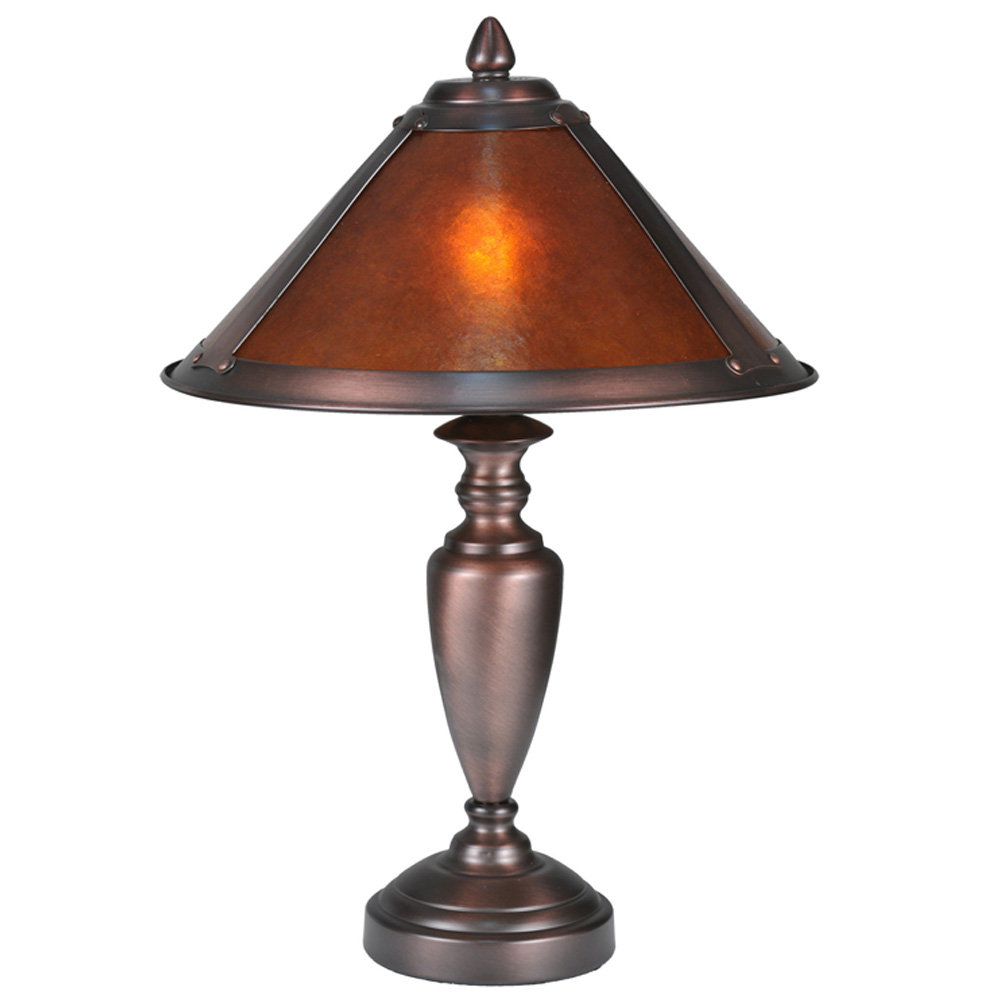 Meyda Lighting Rustic Lodge 17" Metallic Table Lamp & Reviews - Wayfair ...