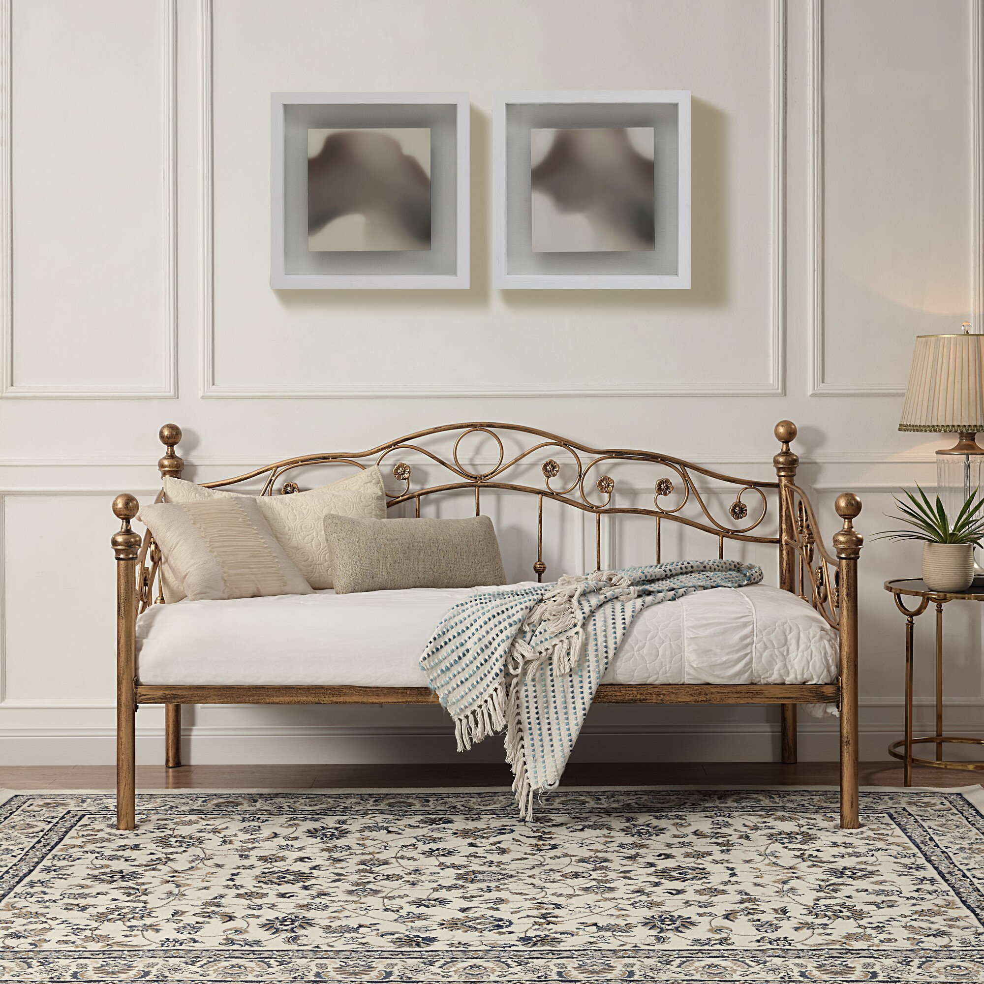 ClassicLiving Mira Metal UK Single - DE 90 X 190 Cm Daybed | Wayfair.co.uk