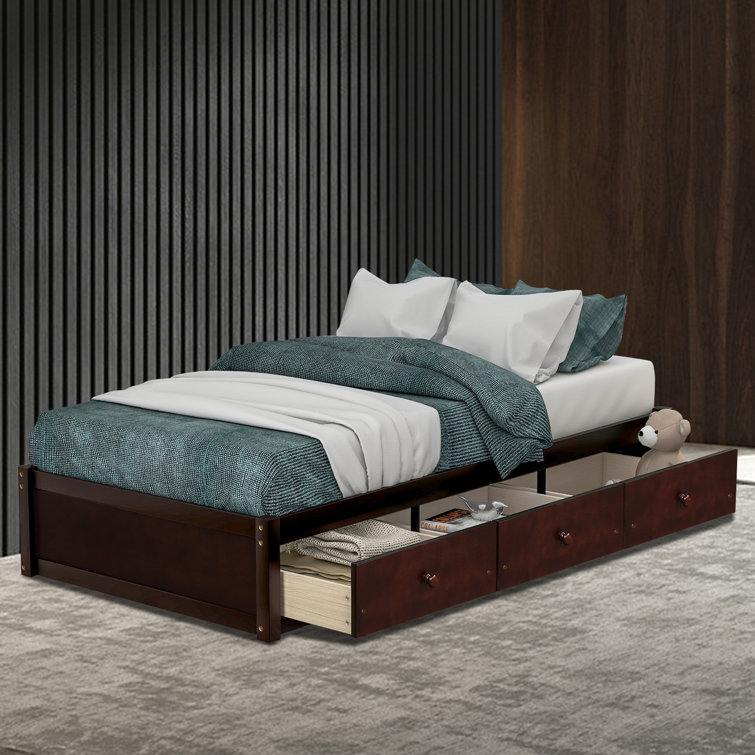 Red Barrel Studio® Platform Bed Without Headboard And Footboard ...