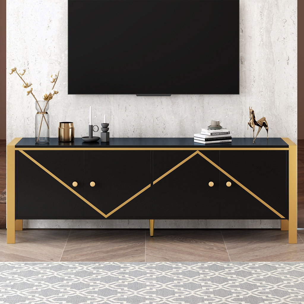 Mercer41 Modern Minimalist TV Stand for TVs up to 75 Inches - Wayfair ...