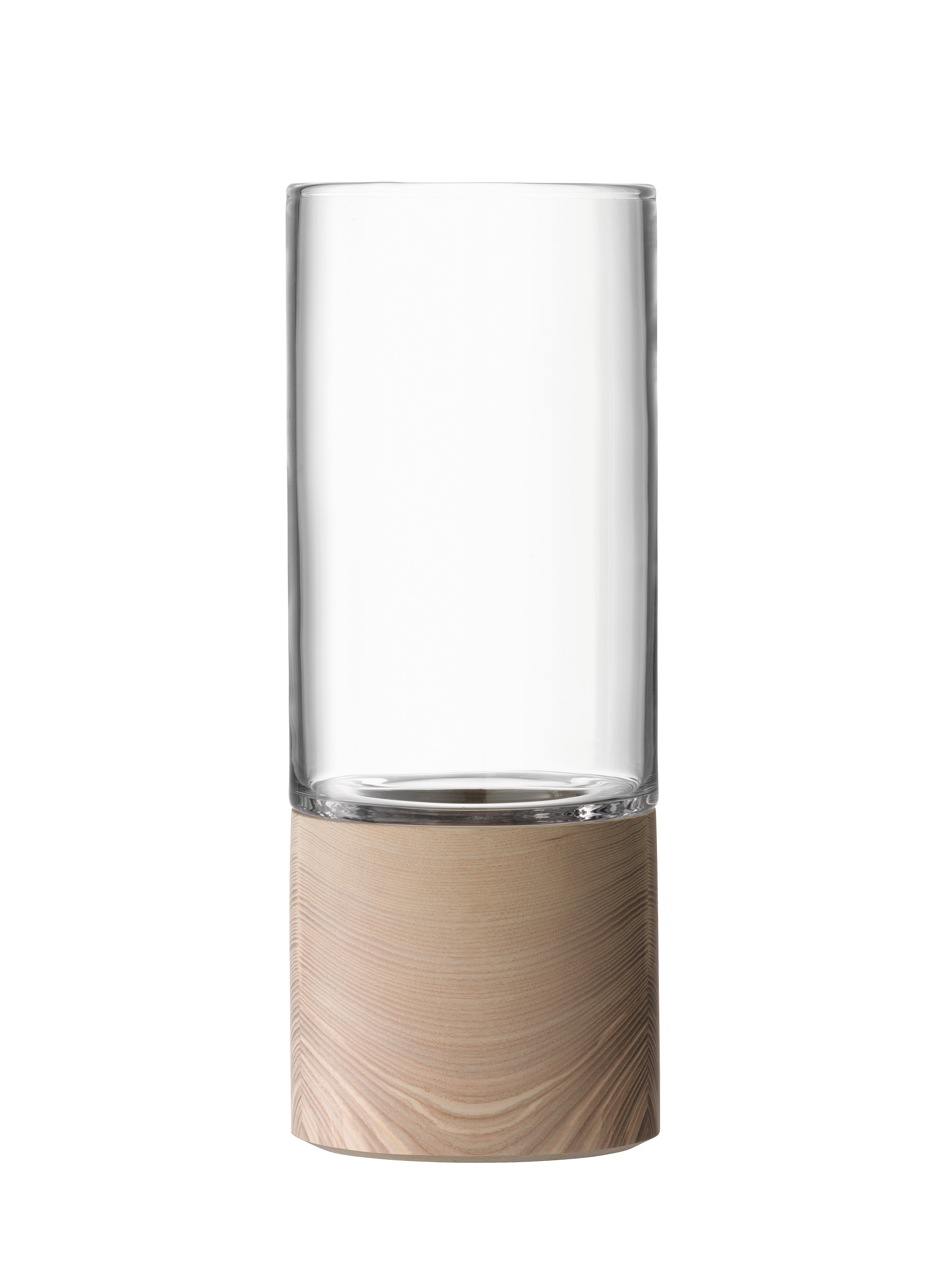 LSA International Lotta Clear/Beige Glass Vase | Wayfair