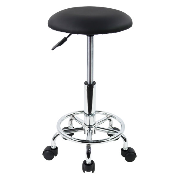 KKTONER Swivel Height Adjustable Shop Stool | Wayfair