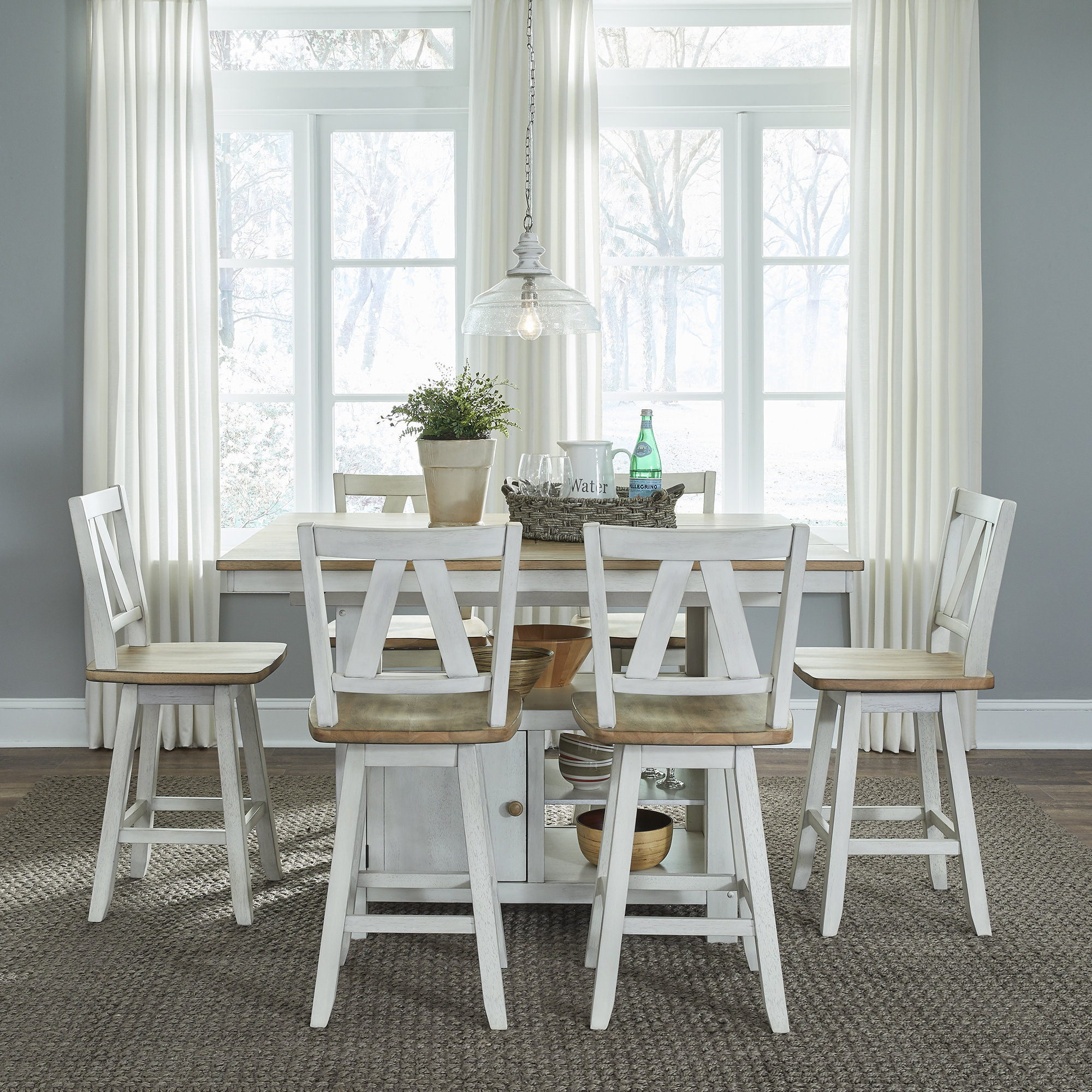 Greyleigh™ Keswick 7 - Piece Extendable Dining Set & Reviews | Wayfair