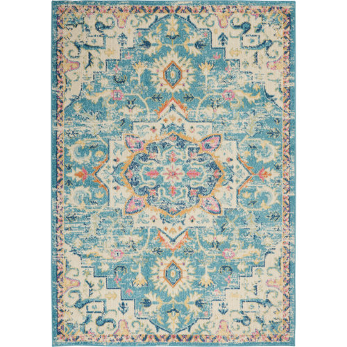Blue Elephant Bradburn Light Blue/Beige Rug & Reviews | Wayfair.co.uk